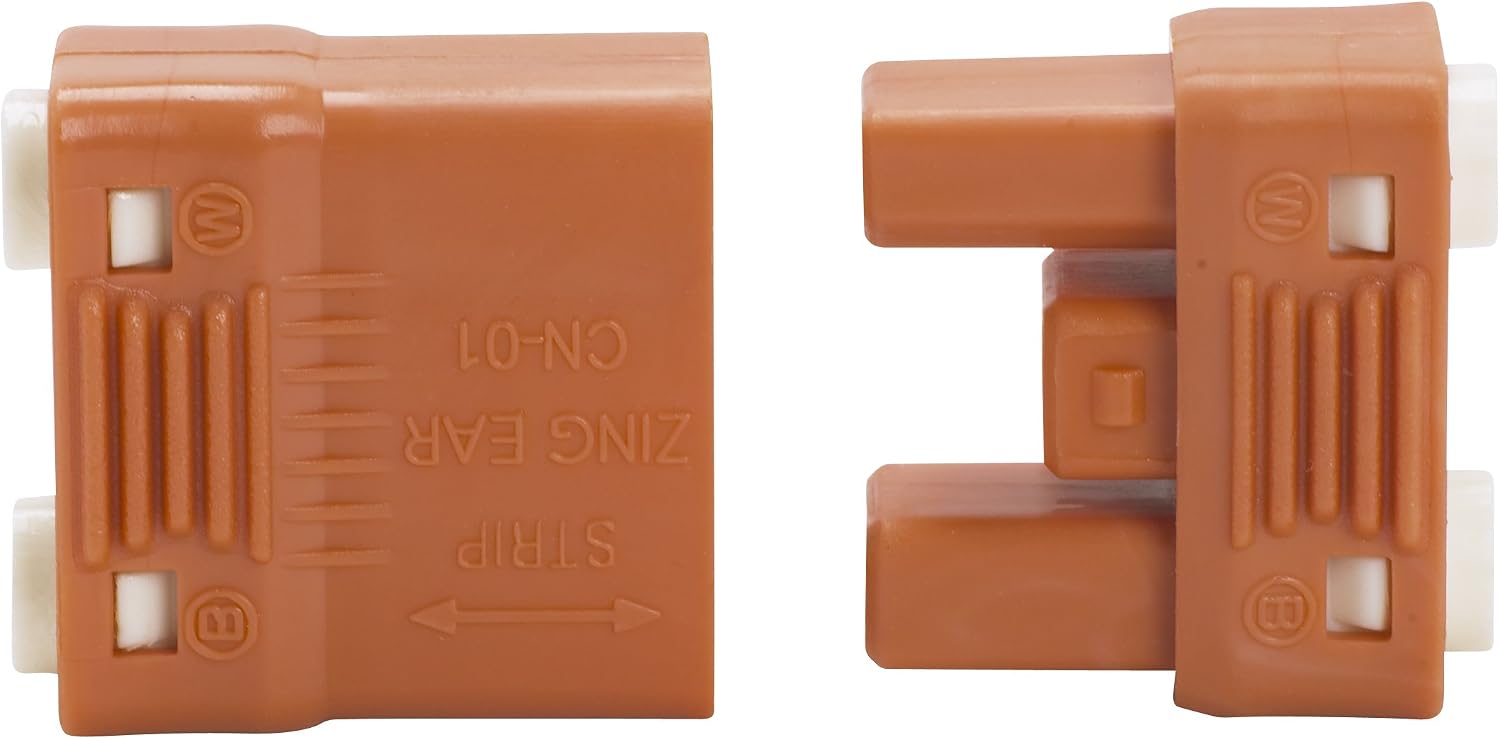 Satco 90-2536 2 Piece Snap Together Connector for Solid Or Tinned Tip ...