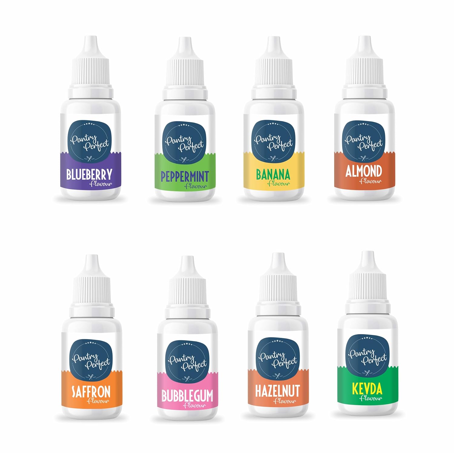 Pantry Perfect Food Essence Flavours, 25ml Each,(Pack of 8) I Essence ...