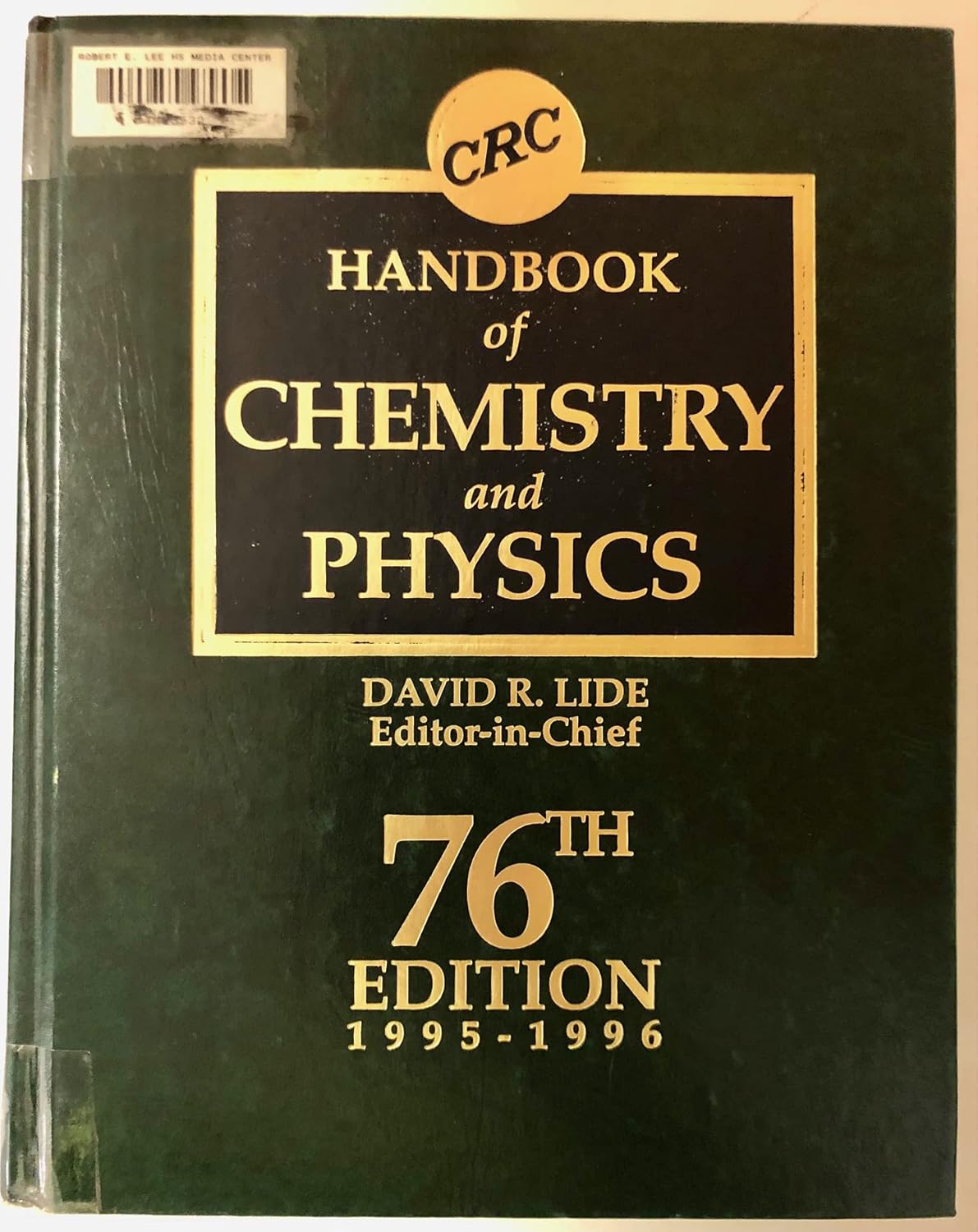 CRC Handbook of Chemistry and Physics 76th Edition: Amazon.co.uk: Lide ...
