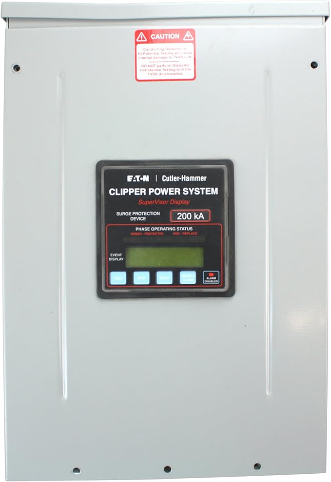 Eaton Cutler-Hammer CPS200480YSK Clipper Power System Visor TVSS Panel ...