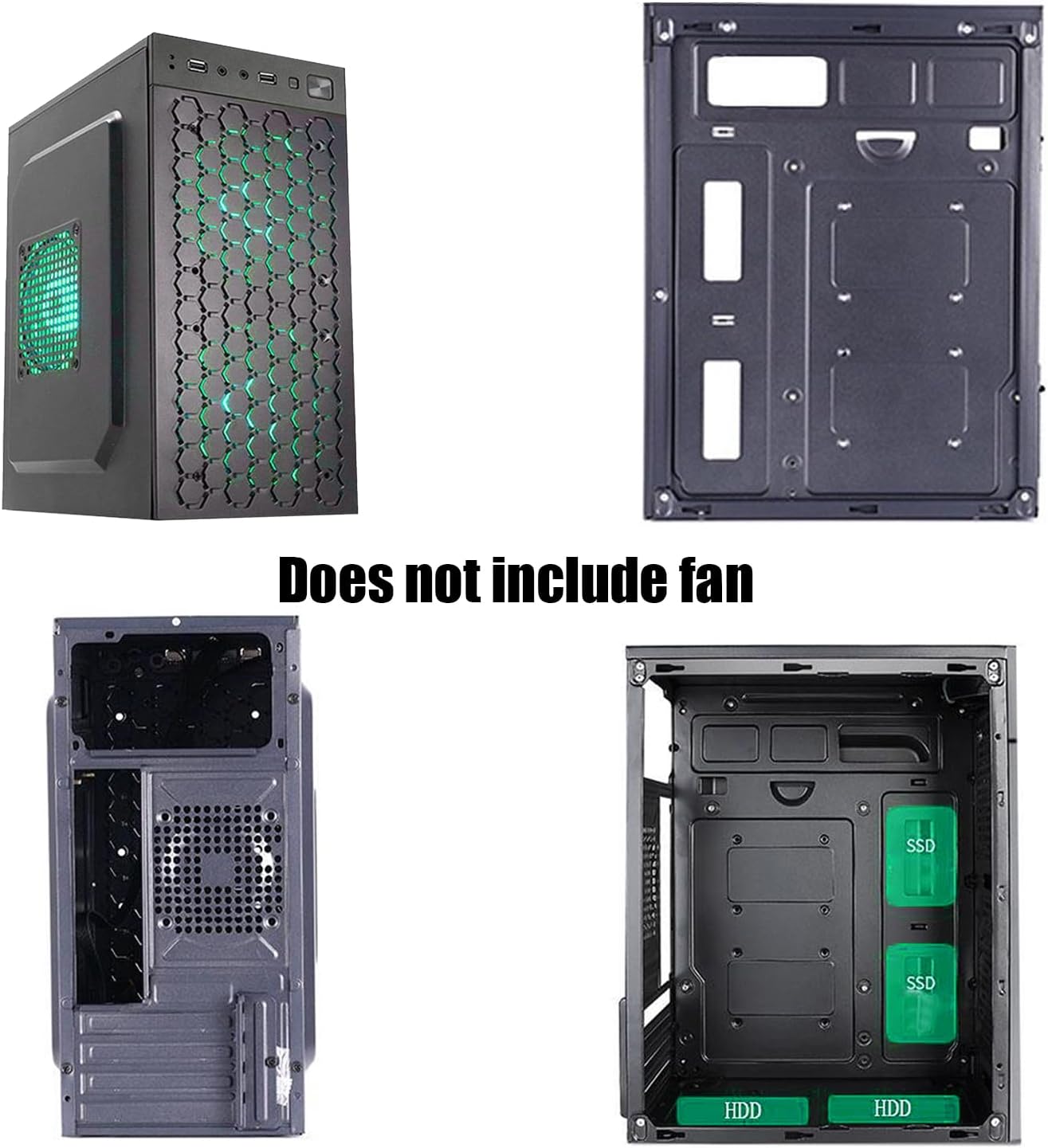Micro ATX Case PC Case,Ventilated Airflow Design, Bahrain | Ubuy