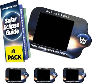Amazon.com: Solar Eclipse Smart Phone Camera Filter (4 Pack) Solar ...
