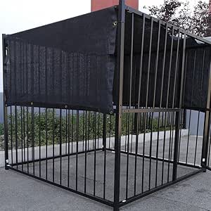 Amazon.com: YLBFJXK Dog Kennel Shade Cover 90% Sunblock Shade Tarp ...