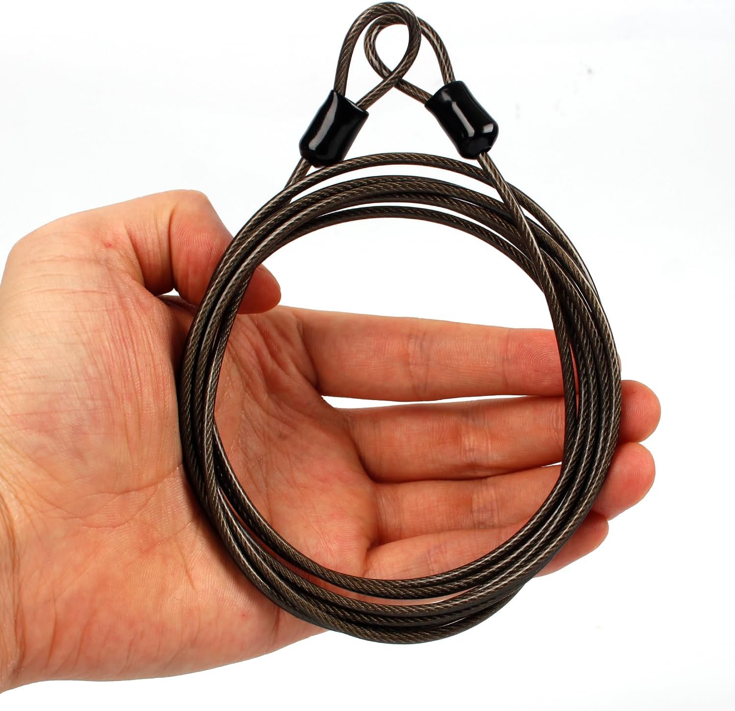 WANLIAN Stainless Steel Cable Lock, 6.5ft Outdoor Travel Security Lock ...