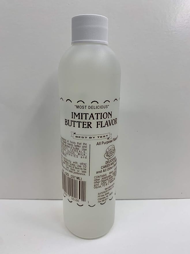 Amazon.com: Superior Flavors IMITATION BUTTER | Cooking and Baking ...