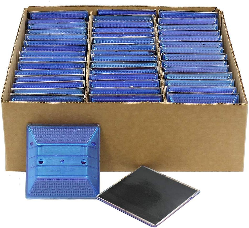 Amazon.com: Blue Reflective Road Driveway Marker (45 Pack) - Fire ...