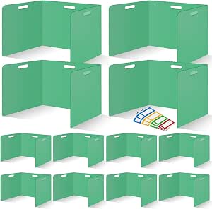 Amazon.com: 12 Pcs Desk Dividers for Students Classroom Plastic Privacy ...