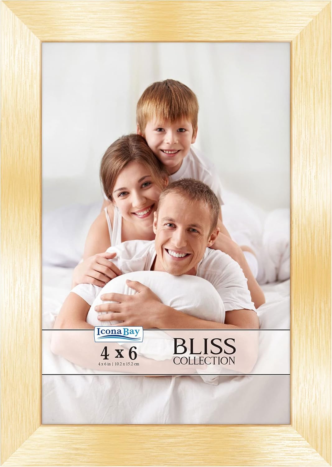 Amazon.com - Icona Bay - 4x6 Gold Picture Frame - Modern Style ...