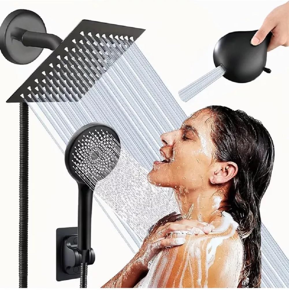 Regaderas para Baño de Lluvia de Alta Presión, Set de 8'' Cabeza de ...