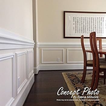 Double Chair Rail Design 3 1/2” Double Beaded Chair Rail ETM 803