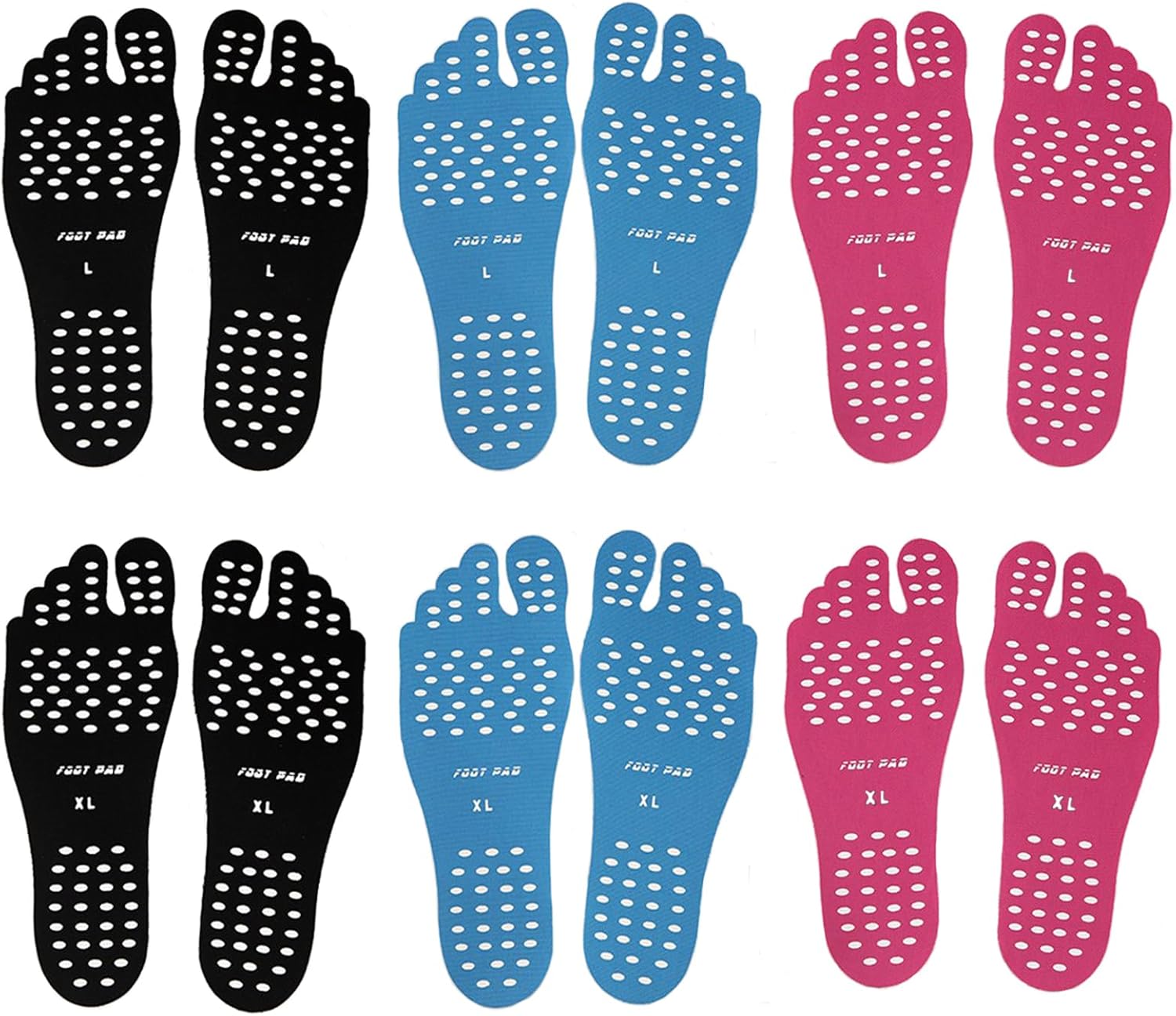 Amazon.com: Beach Foot Pads Barefoot Adhesive Invisible Shoes Stick on ...