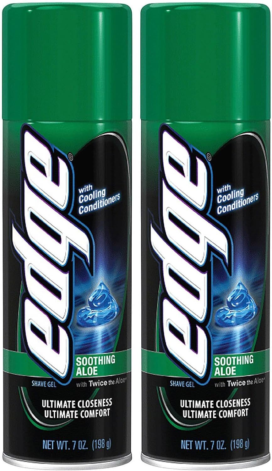 Amazon.com: Edge Soothing Aloe Shave Gel - 7 oz - 2 pk : Beauty ...