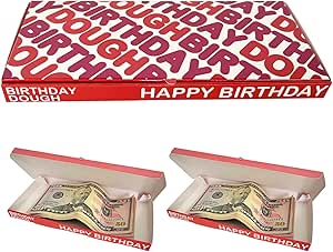 Amazon.com: 2 Pack Birthday Dough Gift Box – Funny Donut-Themed Money ...