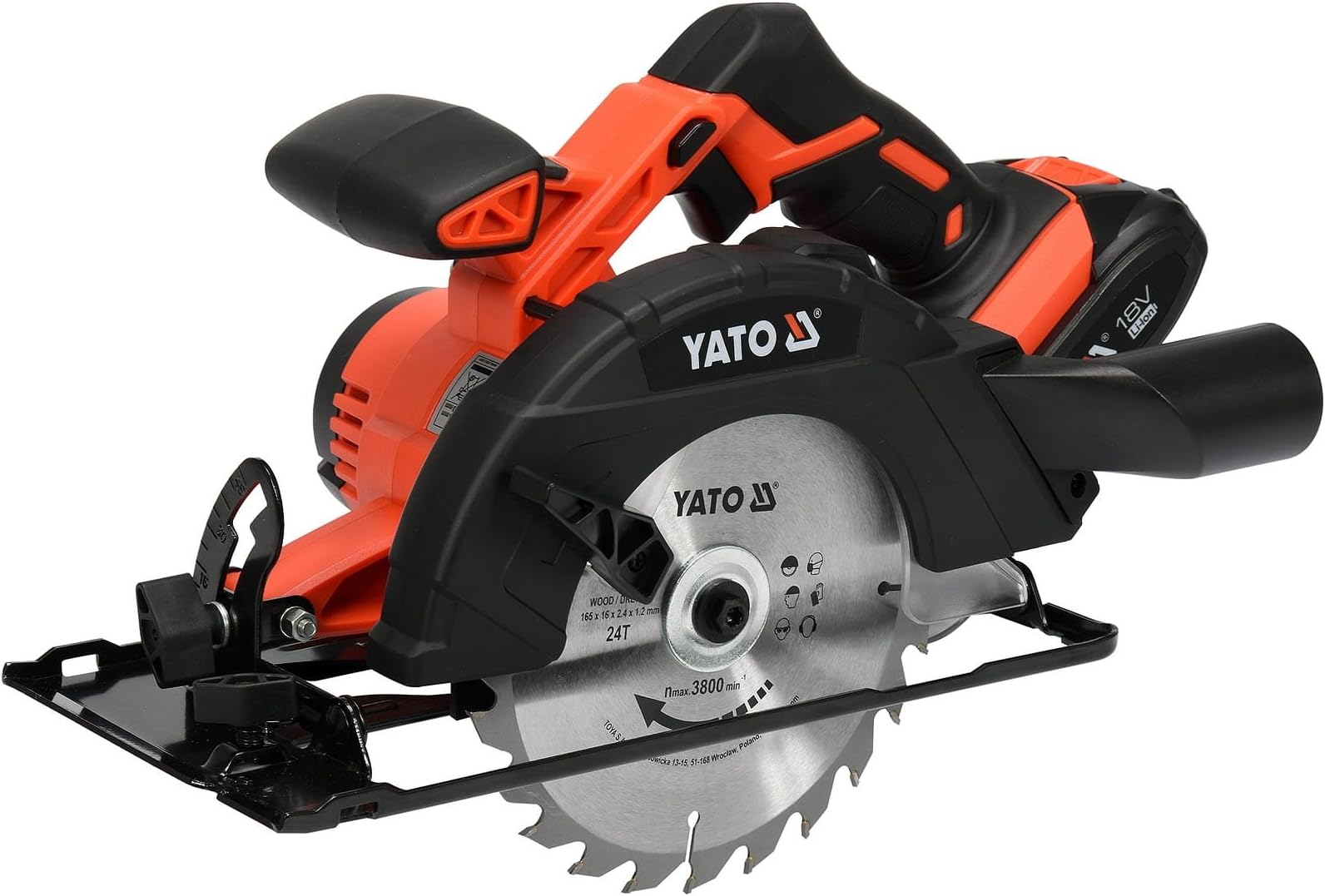 Yato YT-82810 Cordless Circular Saw 18V Kit | Power Tools | Home Tools ...