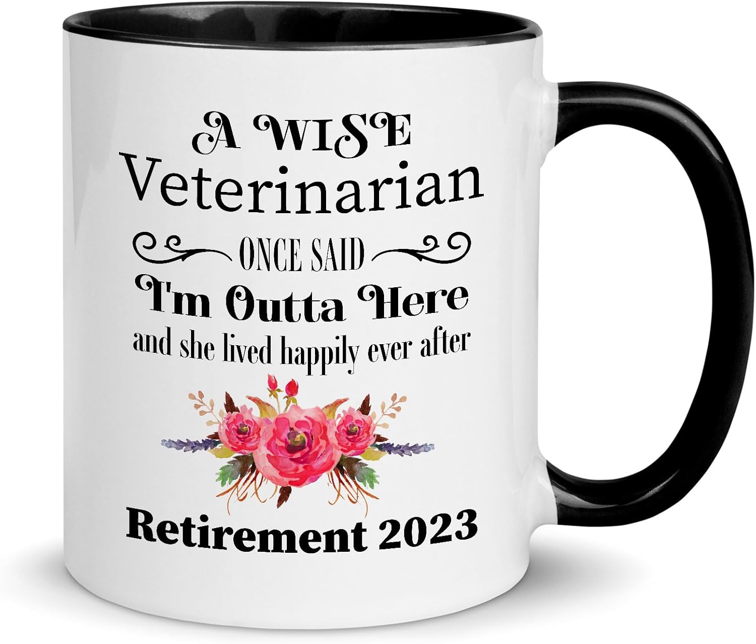 Amazon.com: Retirement Gifts for Veterinarian - I'm Outta Here Mug for ...