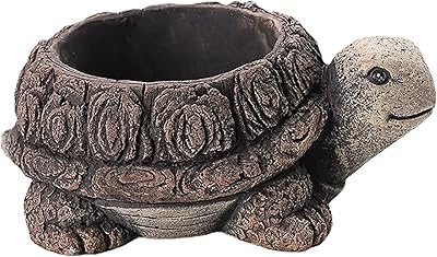 Amazon.com : ASDFG Plant Pots Art Turtle Succulent Pot Planters with ...