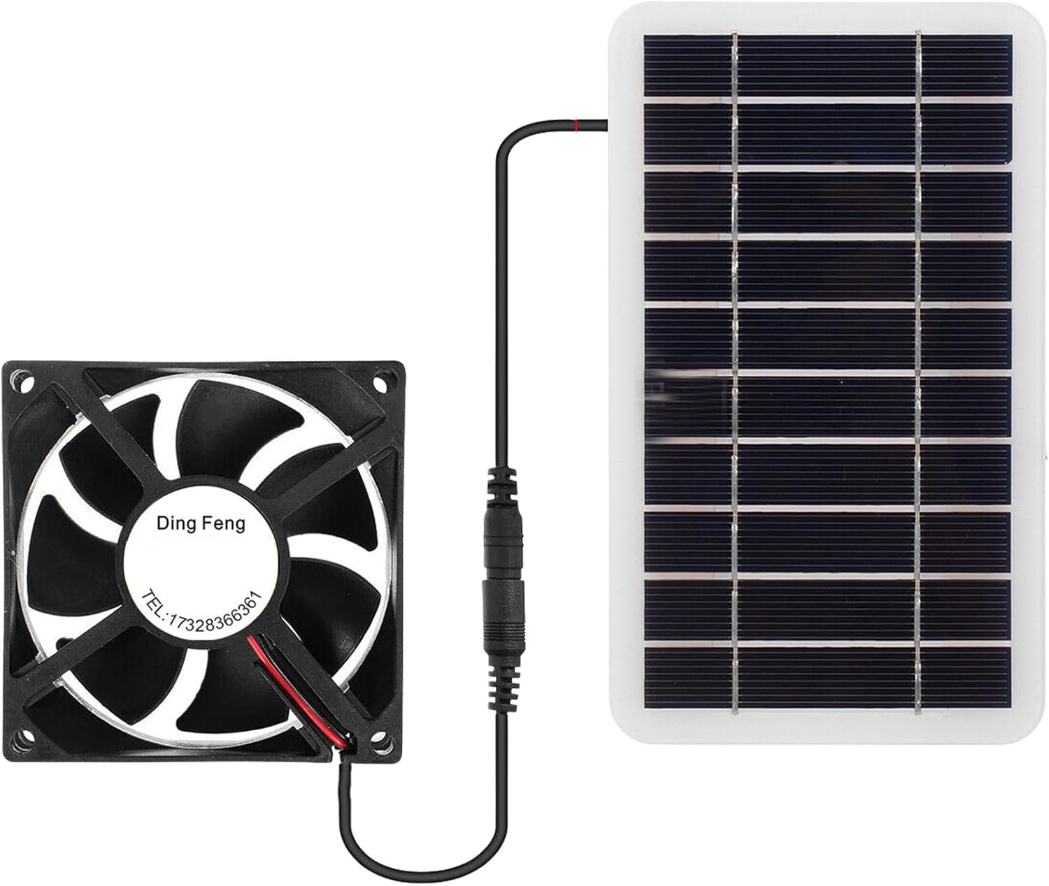 Amazon.com : Solar Powered Fan, 30W Solar Panel, 3000r/min 200CFM Large ...