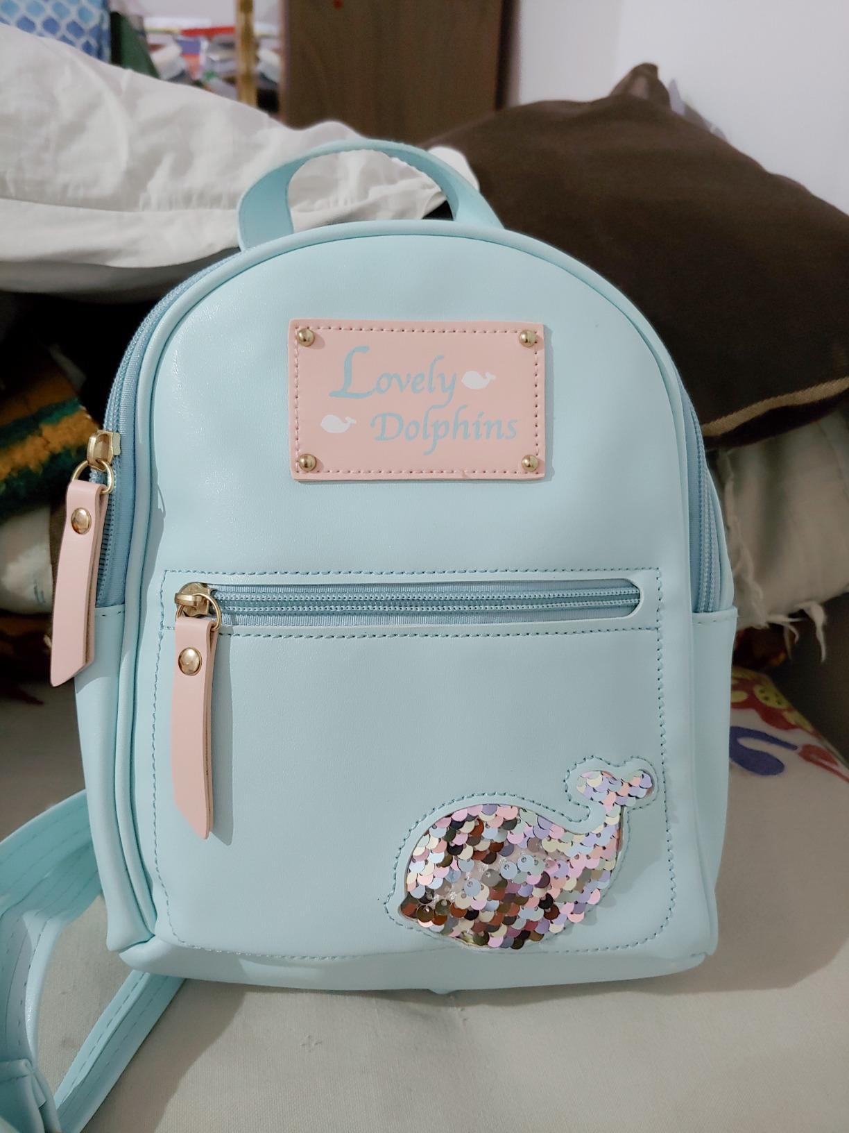 Buy MOCA Cute Dolphin mini backpack back bag for Womens girls Little ...