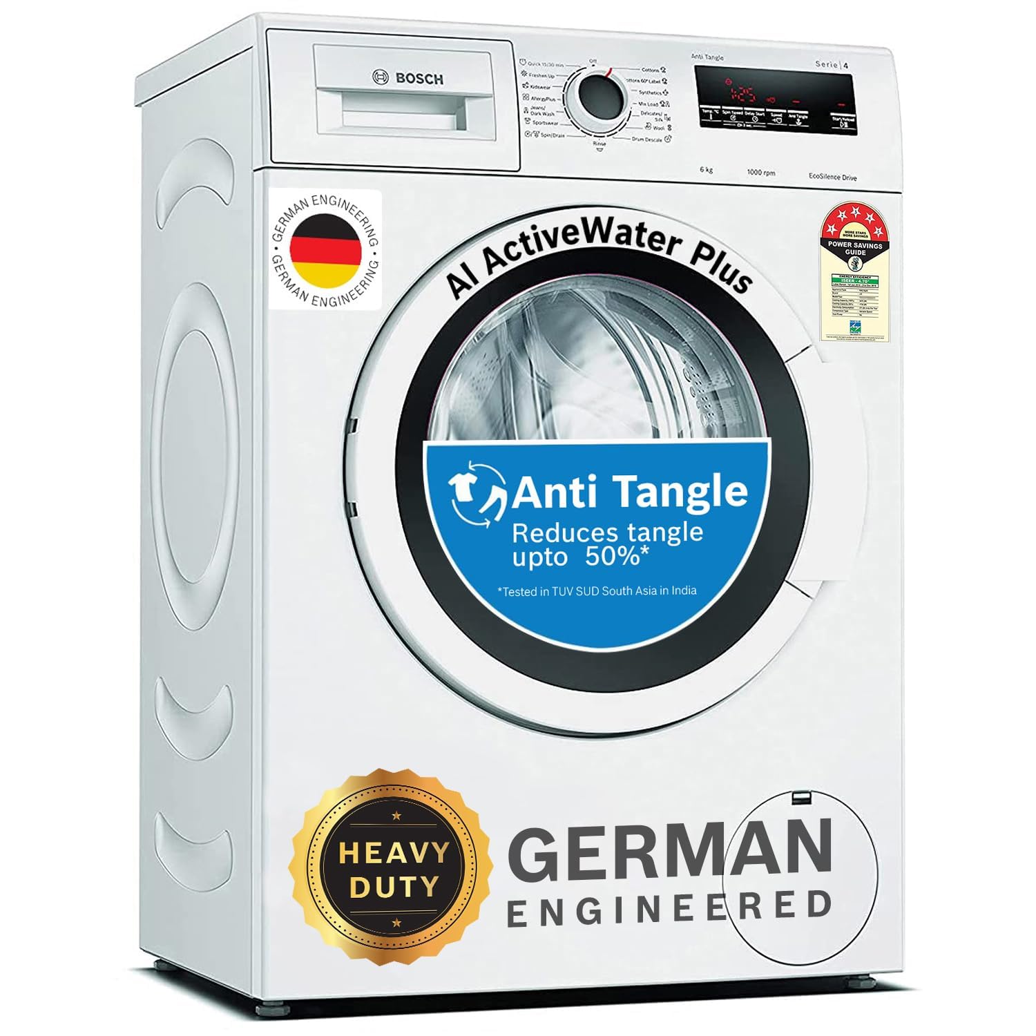 Bosch 6 Kg 5 Star Fully-Automatic Front Loading Washing Machine ...