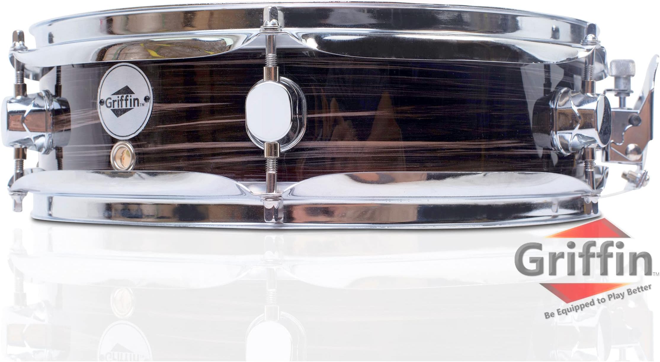 Amazon.com: Pearl Piccolo Snare Drum 13 Inch x 3 Inch 6-ply Maple Shell ...