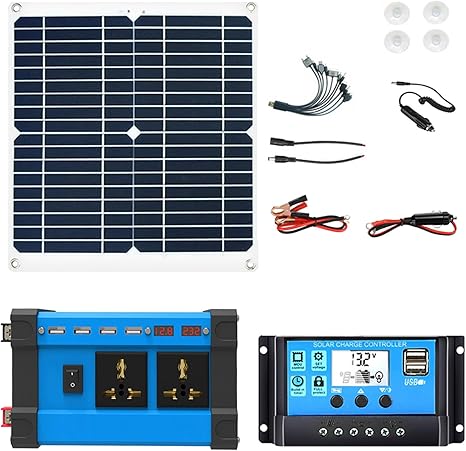 Amazon.com: 50W Solar Panel Combination Kit 110V/220V 4000W/6000W ...