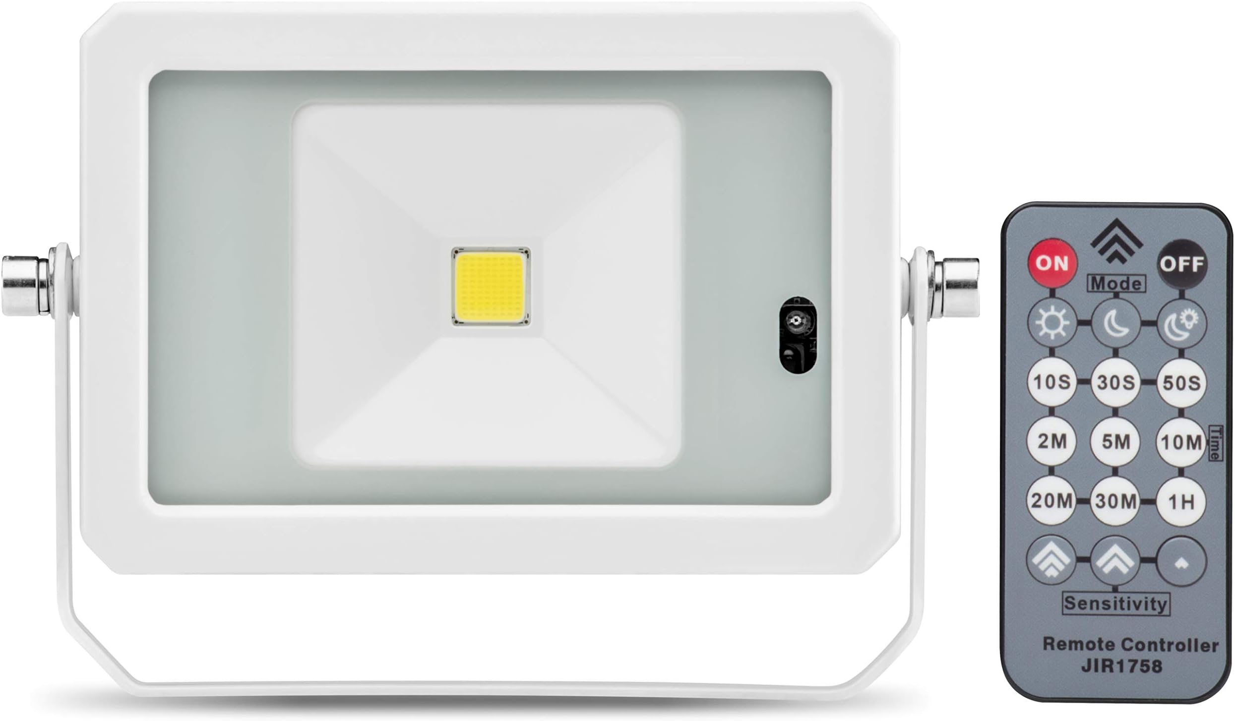 Nigecue 30W LED Strahler mit IR-Fernbedienung Bewegungsmelder Außen ...