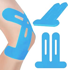 Amazon.com: 12Pcs Kinesiology Tape for Knees, Breathable Muscle Support ...