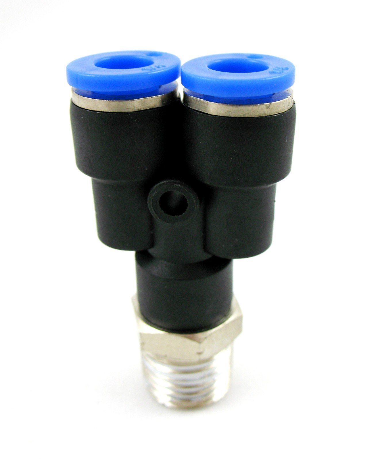 Push To Connect Male Y Fitting 5/32" OD, 1/8" NPT: Push To Connect Tube ...