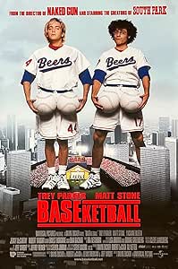 BASEKETBALL MOVIE POSTER 2 Sided ORIGINAL INTL FINAL 27x40 TREY PARKER ...