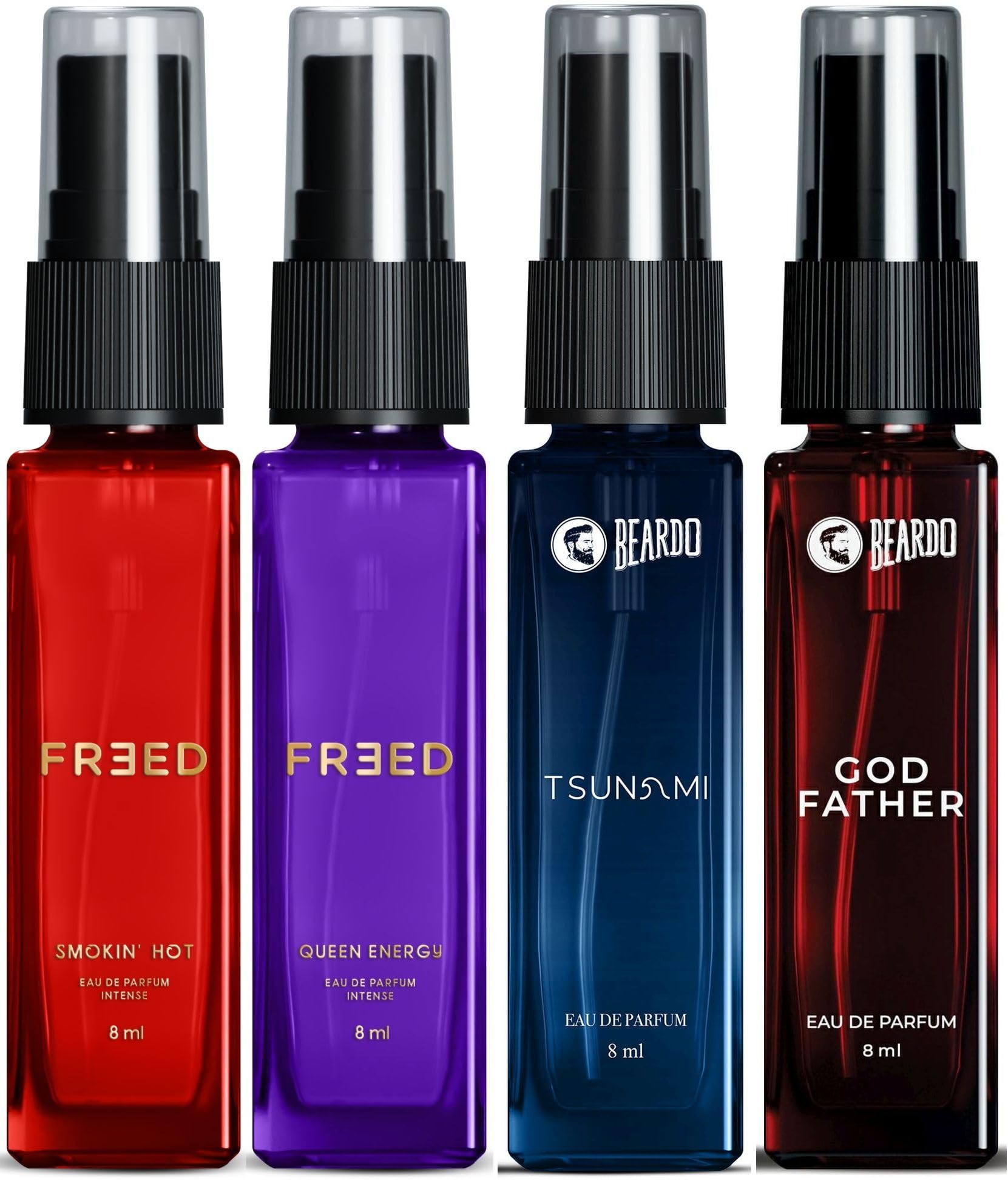 Buy Beardo Godher & Tsunami Perfume For Men & Freed Smokin' Hot & Queen ...