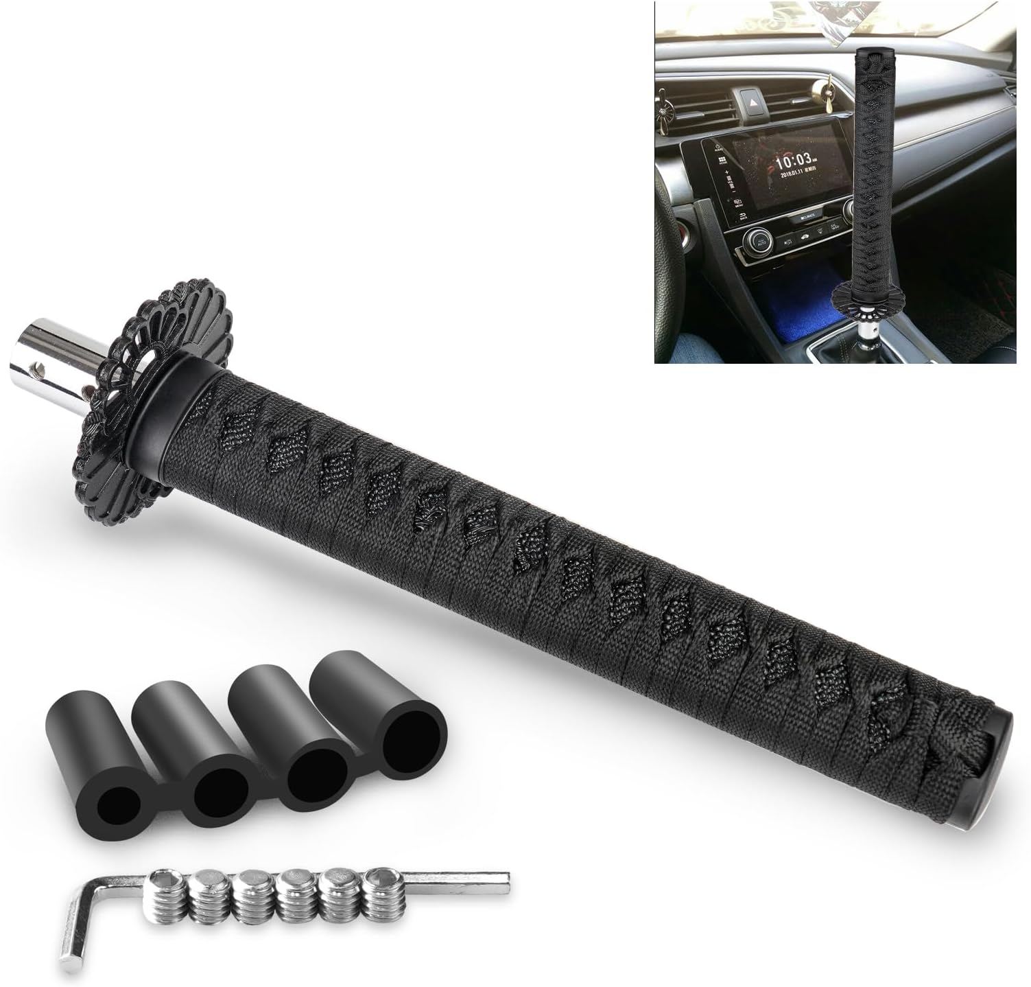 Amazon.com: Dyno Racing Universal JDM Katana Samurai Sword Shift Knob ...