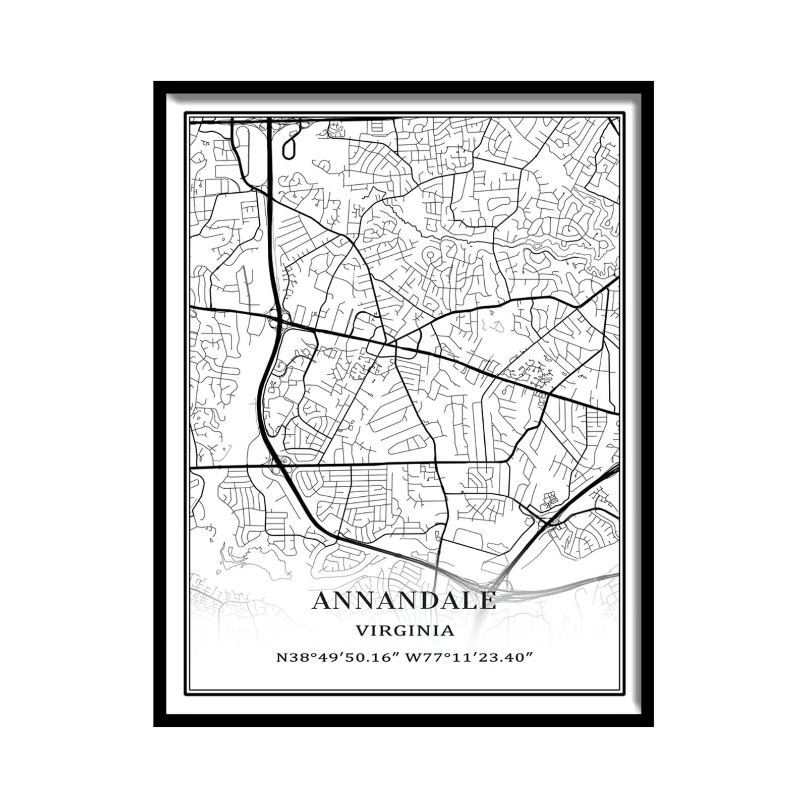 Annandale Va Street Map Race, Diversity, And Ethnicity In Annandale,