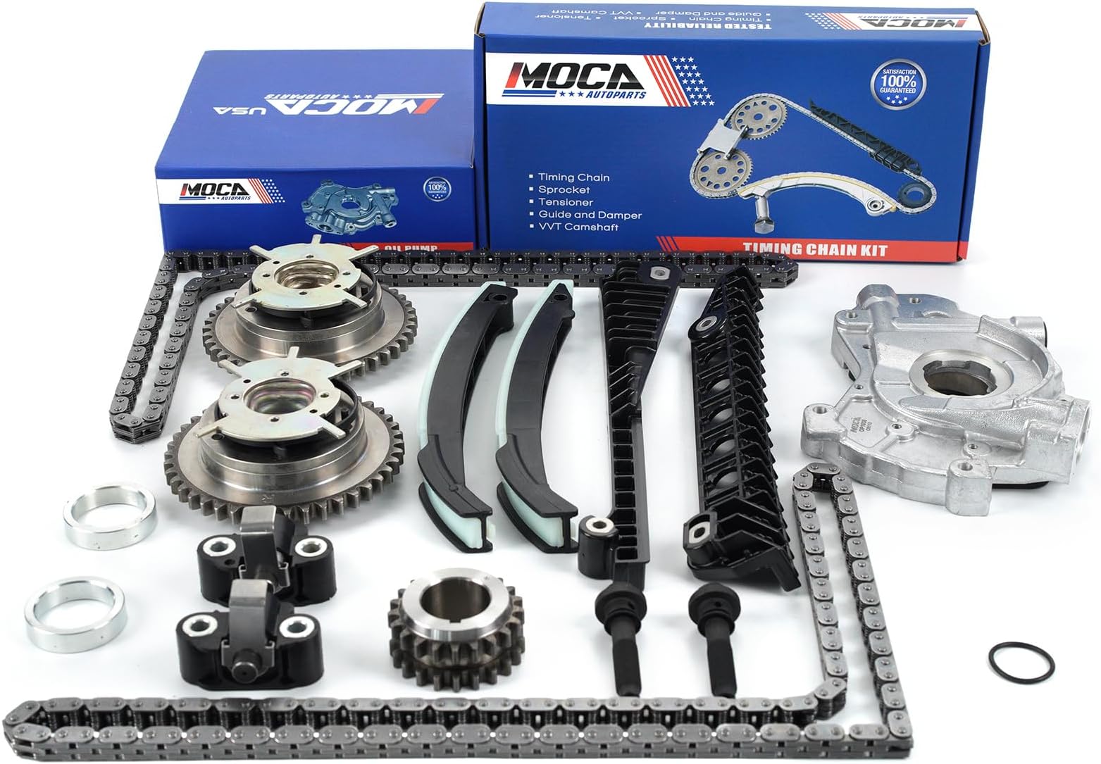 Amazon.com: MOCA Timing Chain Kit for 2000-2016 for Ford E-150 F-150 ...