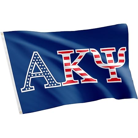 Amazon.com : Alpha Kappa Psi Letter Fraternity Flag 3 feet x 5 feet ...