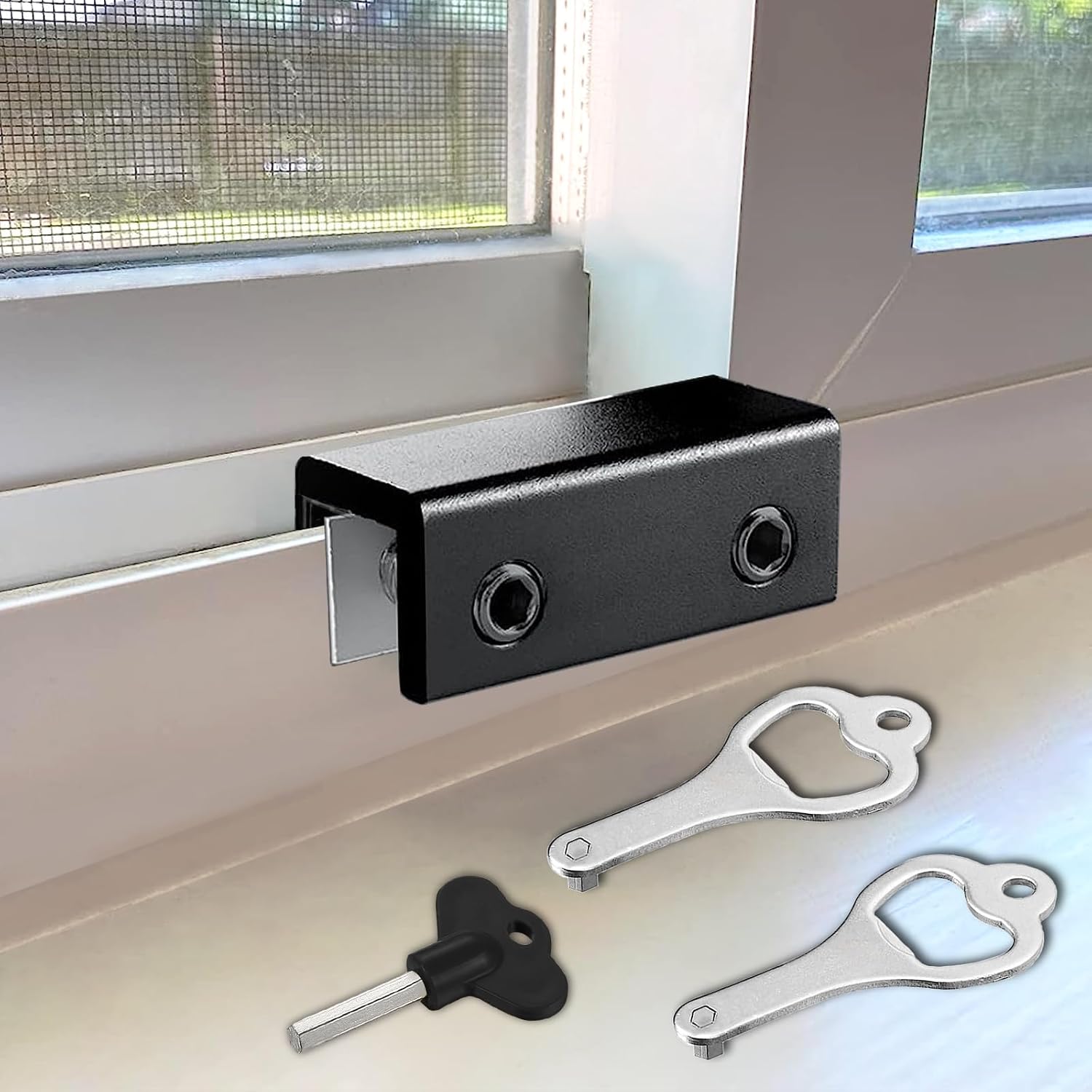 Amazon.com: Window Locks,2 Sets Sliding Security Window Lock with2 Pcs ...