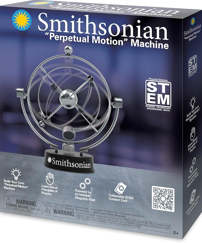 Amazon.com: NSI Smithsonian Perpetual Motion Machine : Toys & Games