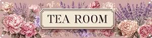 Amazon.com: Vintage Tin Tea Room Sign Retro Metal Sign Suitable For ...