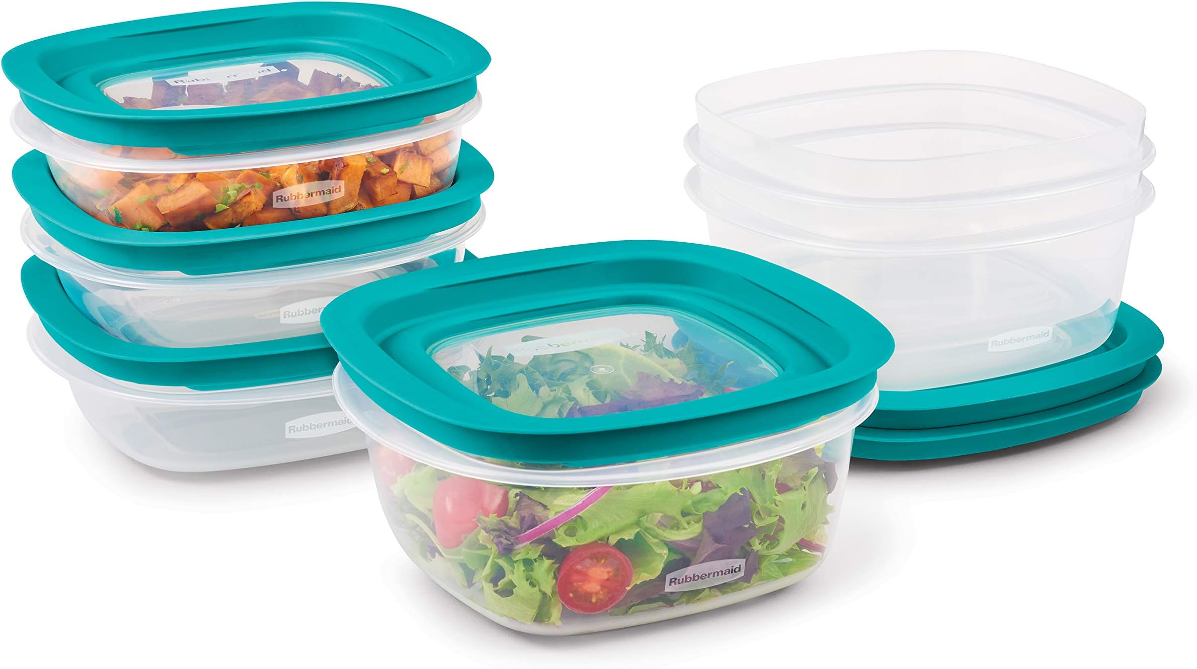 Amazon.com: Rubbermaid Easy Find Lids® Food Storage Containers with ...