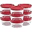 Amazon.com: Pyrex 071160054332 14-Piece Glass Food Storage Set with ...
