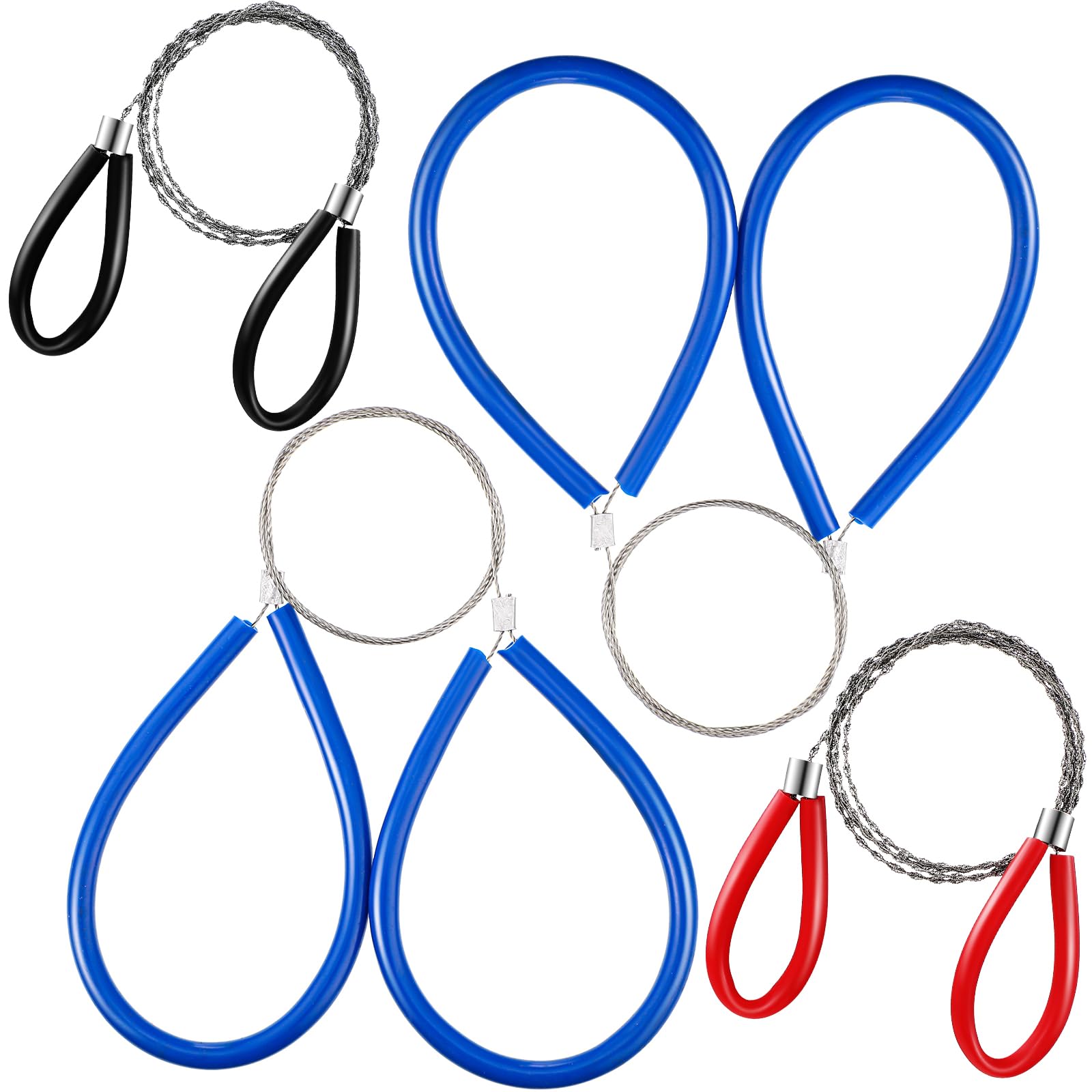 Amazon.com: Lanties 4 Pcs Stainless Steel Cable Saw, Metal Wire Saw ...