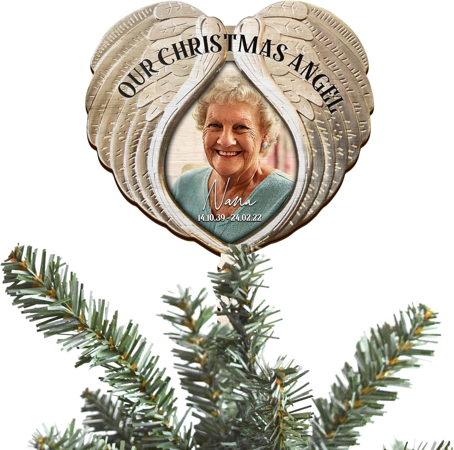 Amazon.com: V VIBEPY All Over Print Personalized Memorial Christmas ...