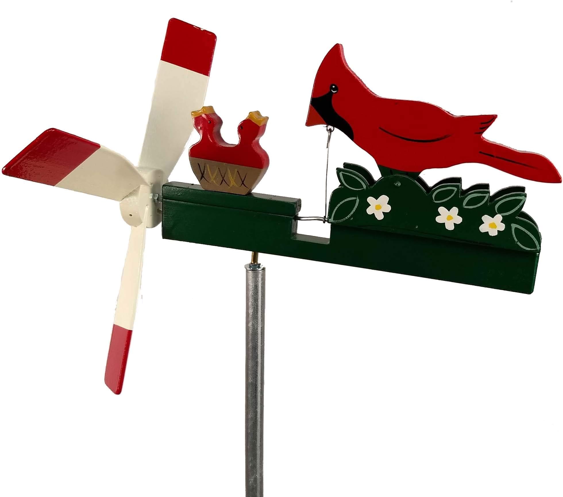 Amazon.com: Natures Yard Sawyer Whirligig Man Sawing Wood Wind Spinner ...