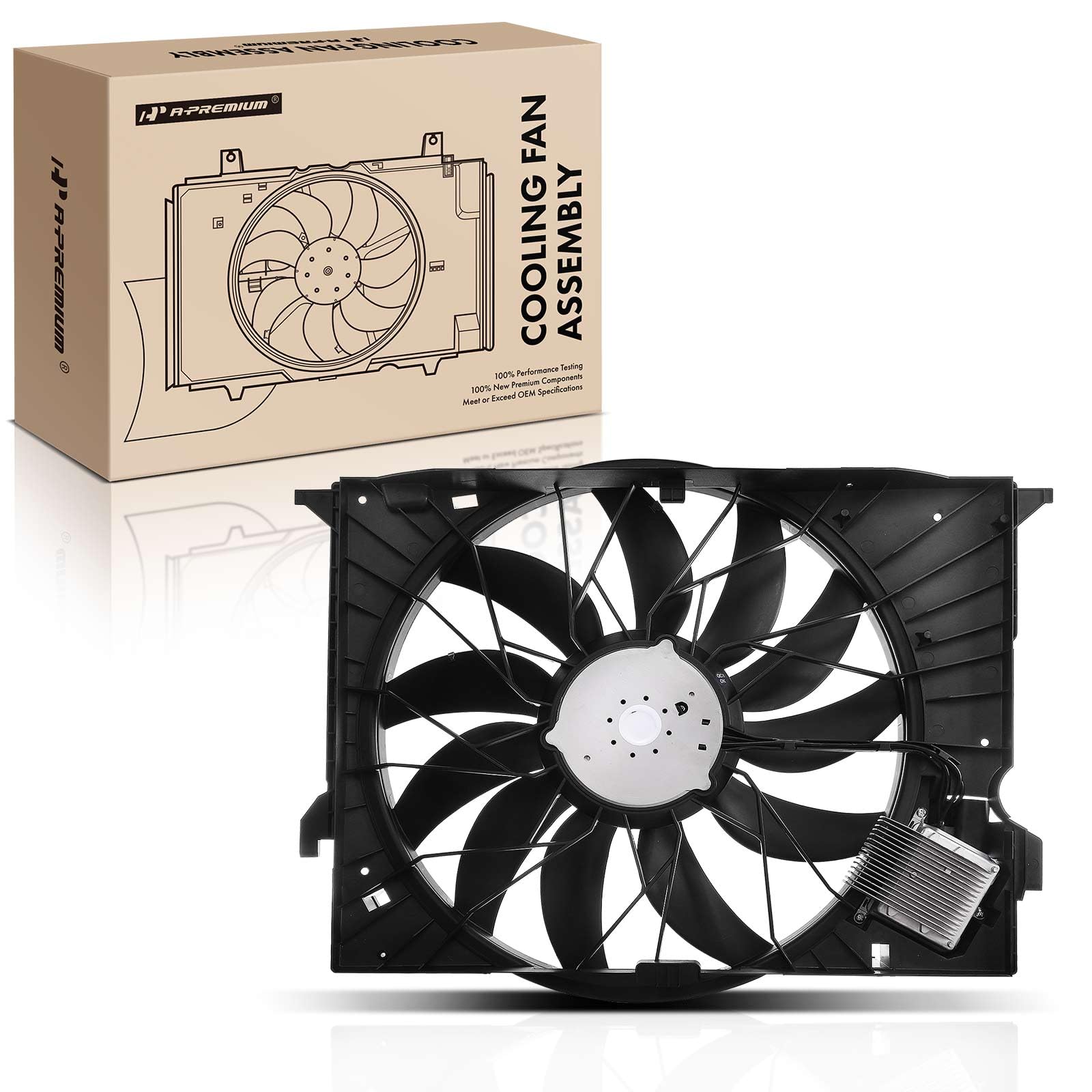 Amazon.com: A-Premium Engine Radiator Cooling Fan Assembly Compatible ...