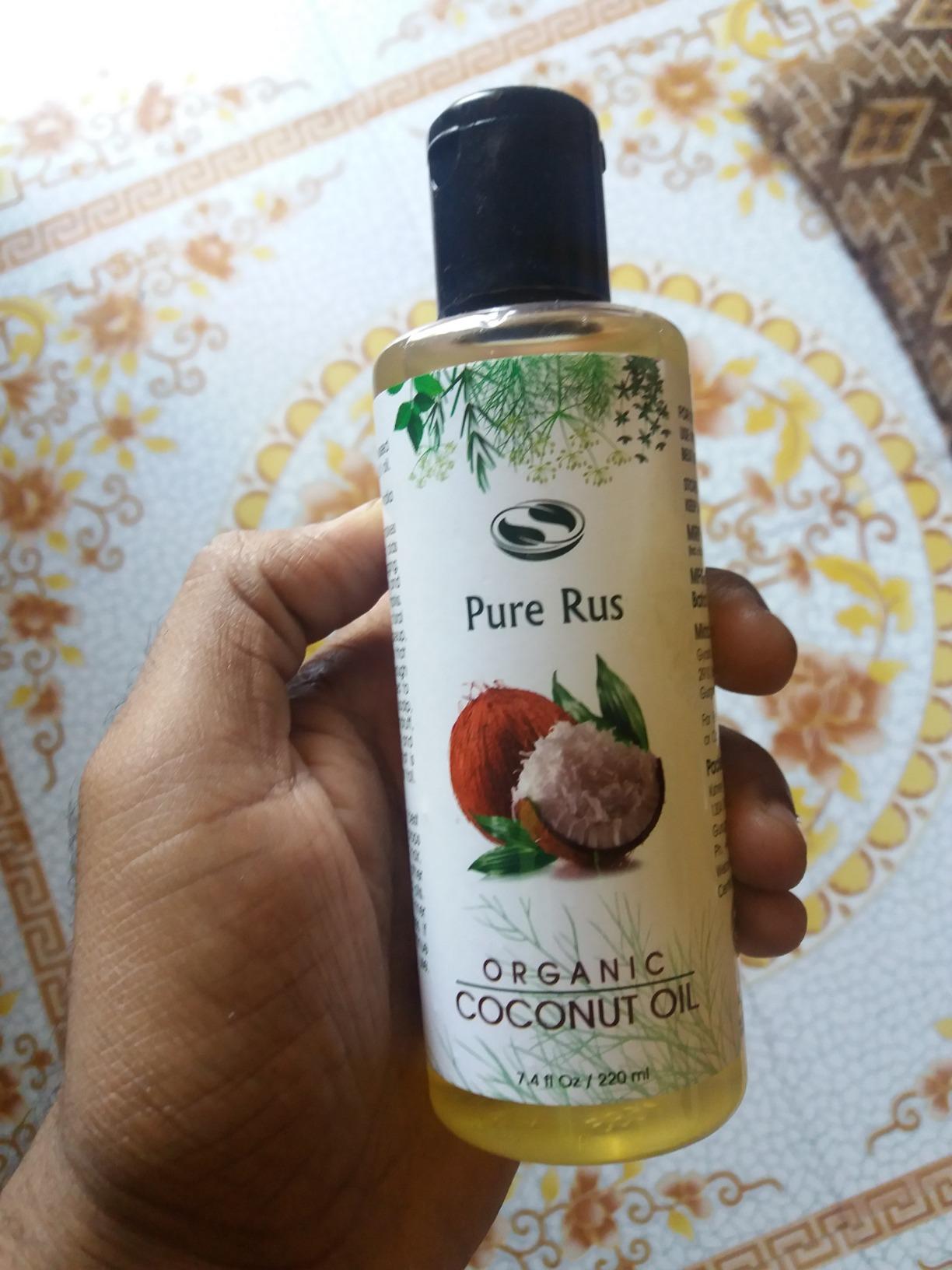 Buy Pure Rus Cold Pressed Coconut Oil for Hair and Skin, 500ml Online ...
