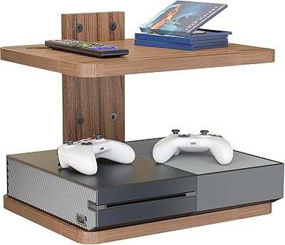 Amazon.com: BEARUT Wood Floating Shelves Wall Mount Projector Shelf ...