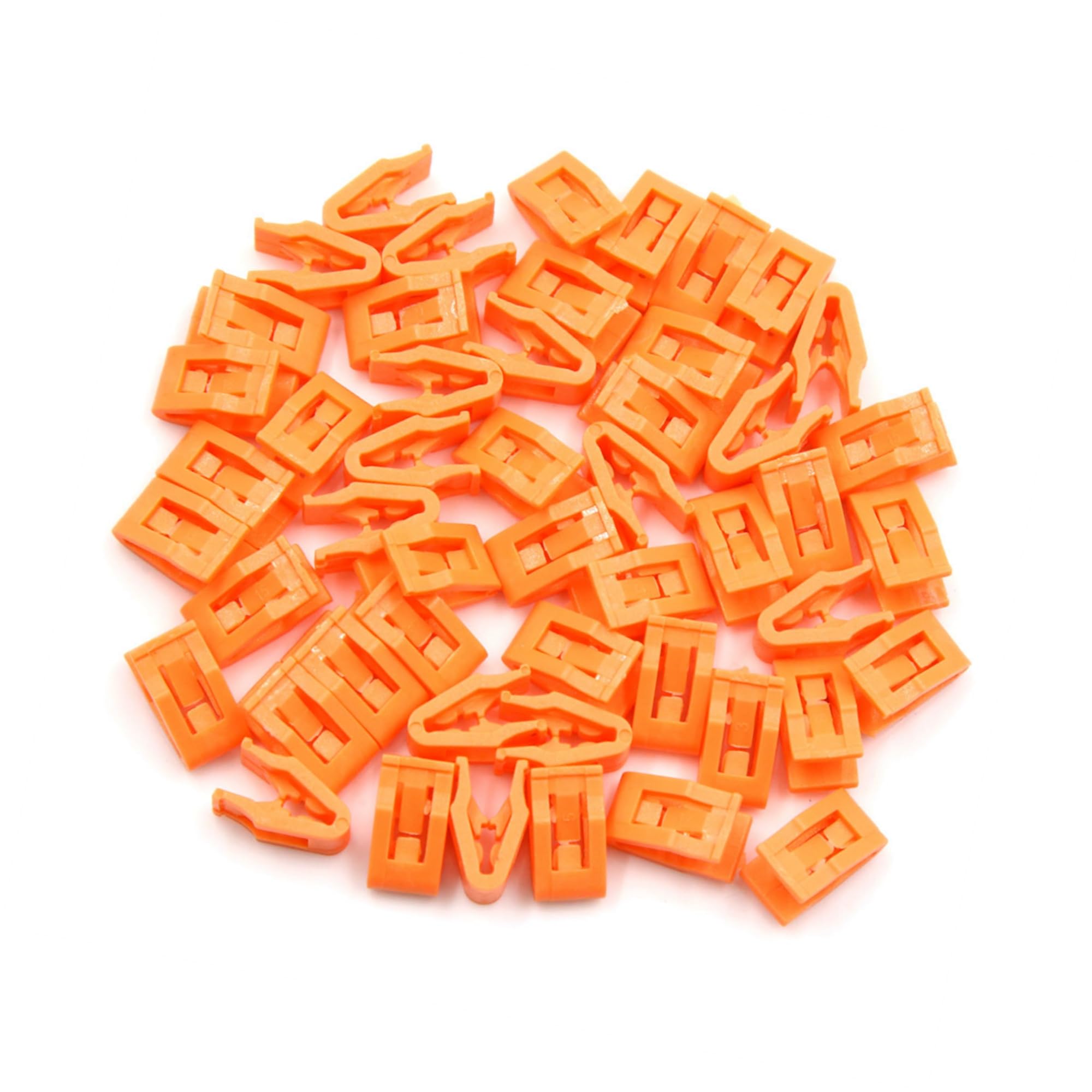 TUCKBOLD 50pcs Orange Car Console Retainers Auto Dashboard Clip ...