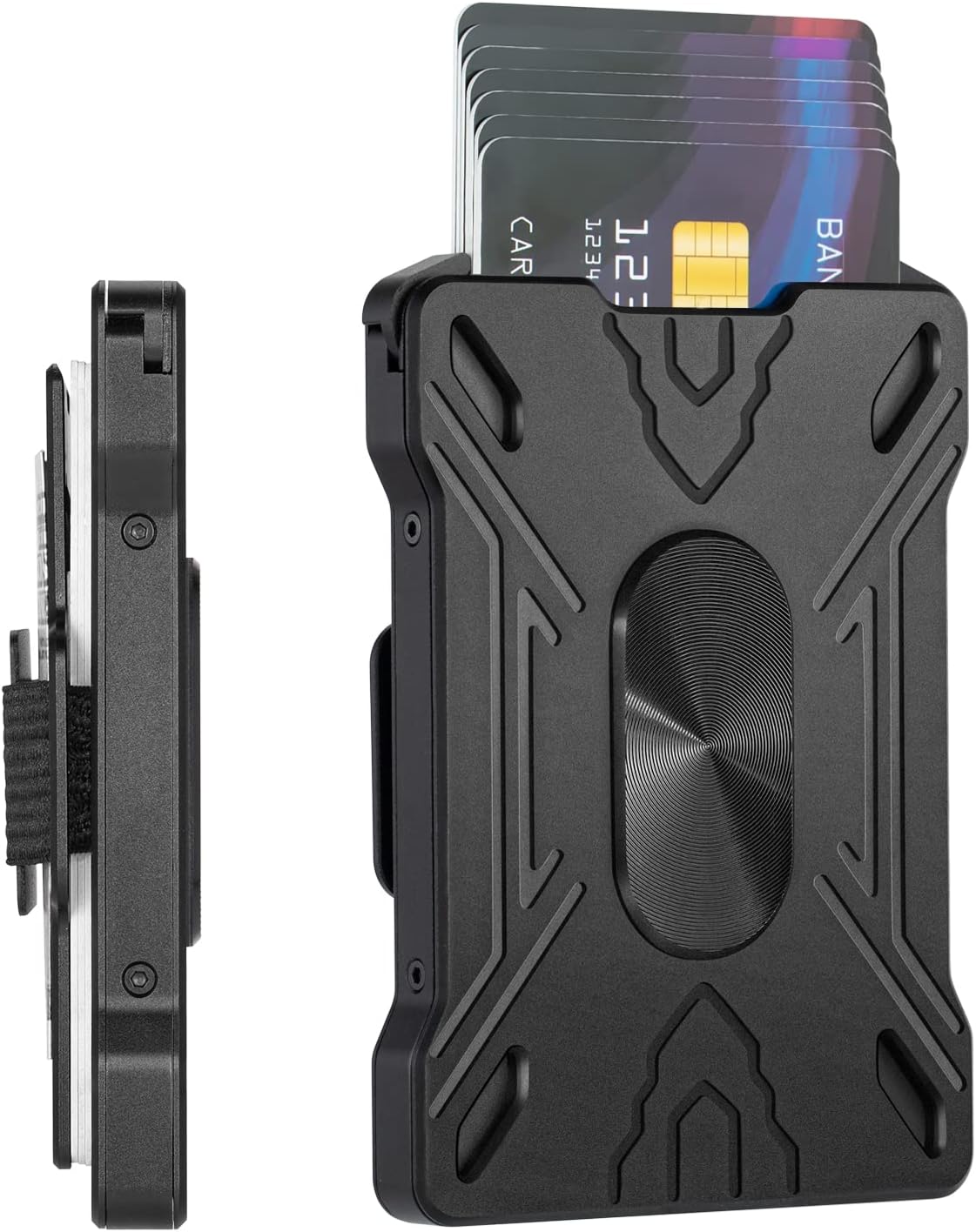 Amazon.com: FDKOBE Wallet for Men with Smart Pop Up Mechanism, Men's ...