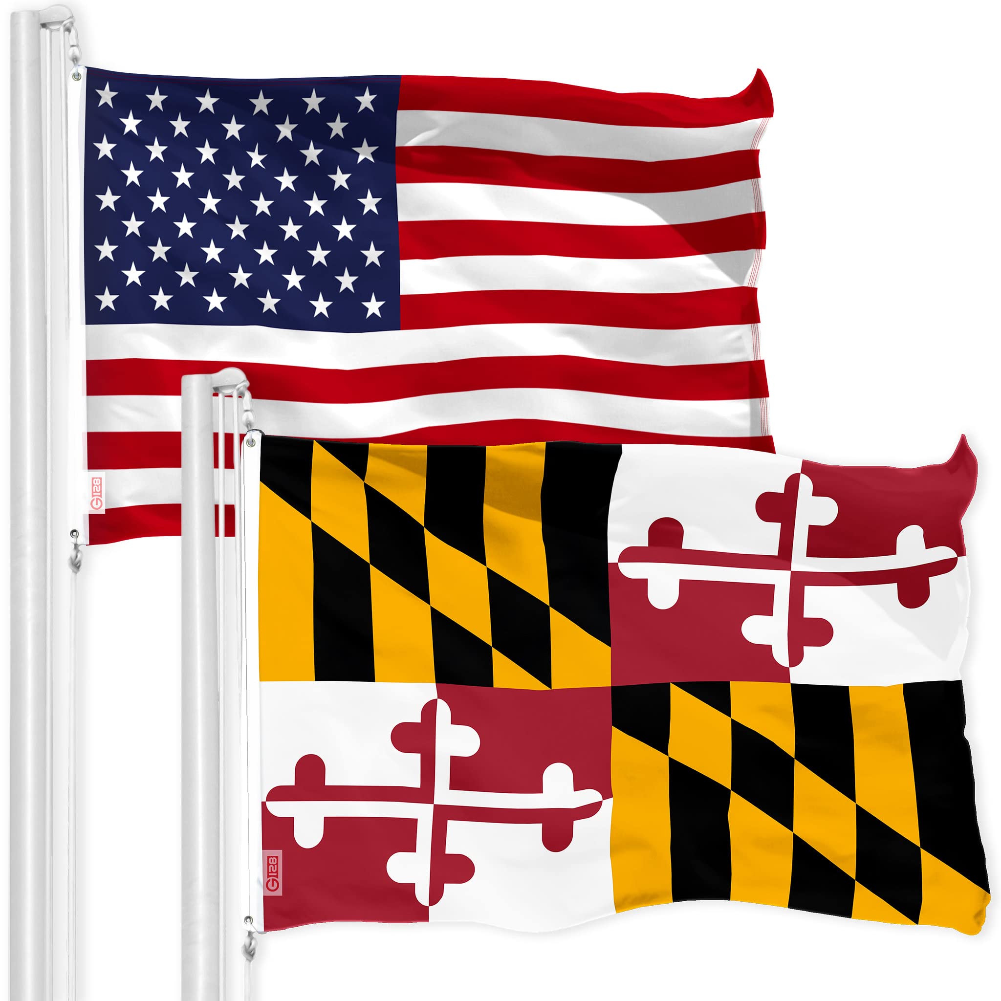 Maryland Flag American Flag 095 USA / US Country / United States Of