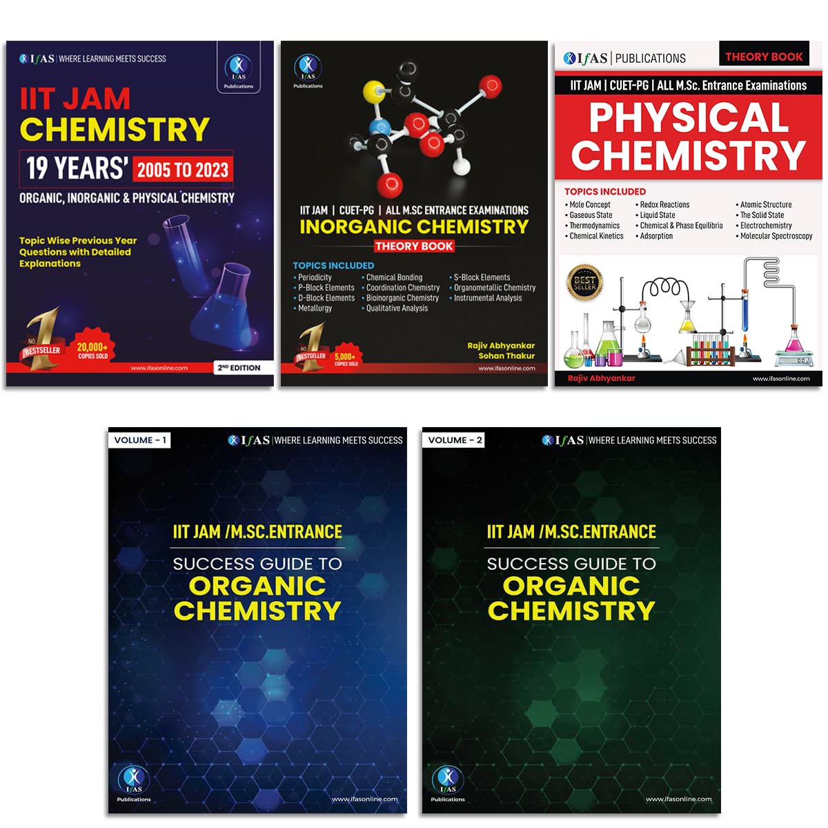 Buy IIT JAM Chemistry Book Complete Study Materials ( 5 Books) - Theory ...