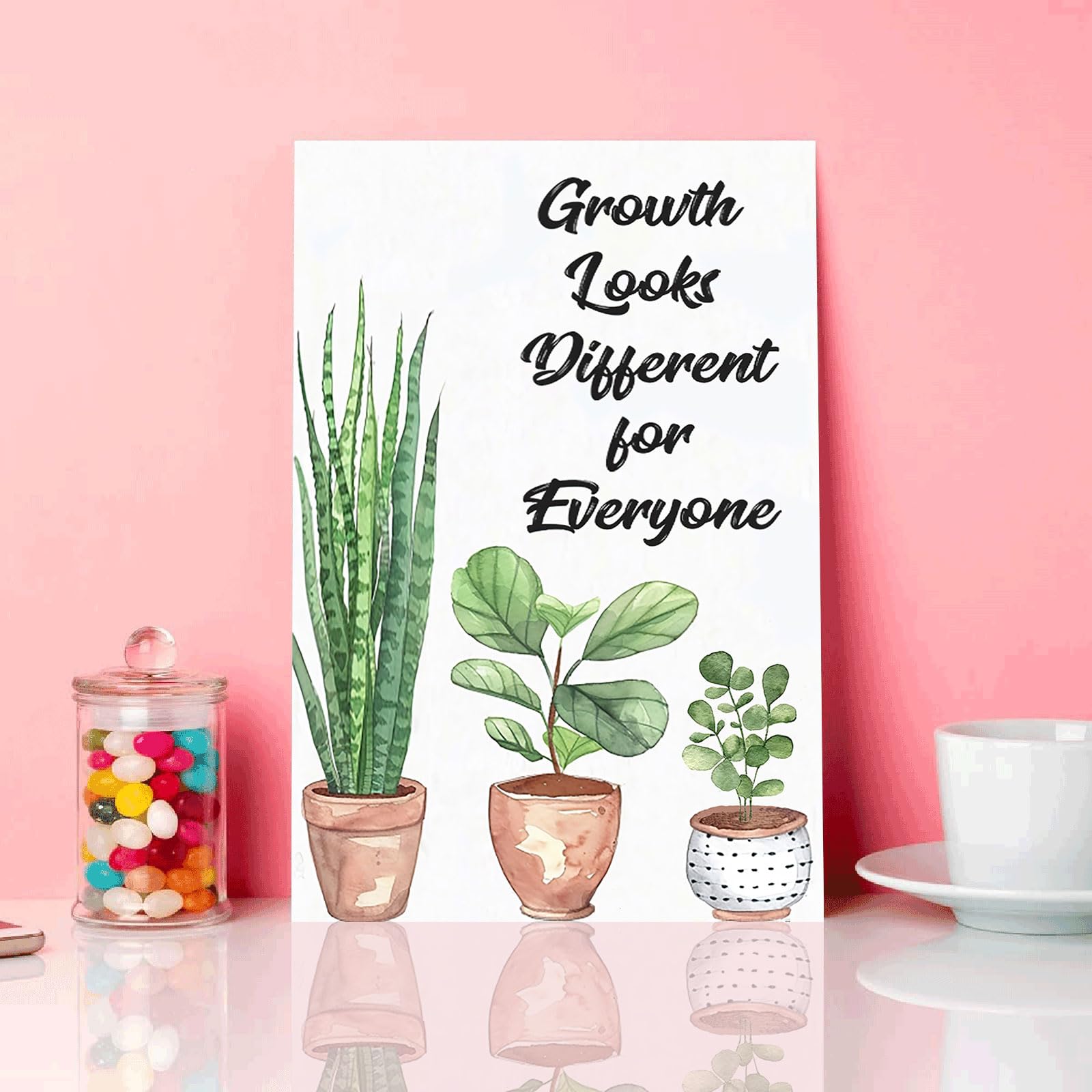 Office Decor 1% Better Every Day Wall Art - Motivational Growth Mindset ...